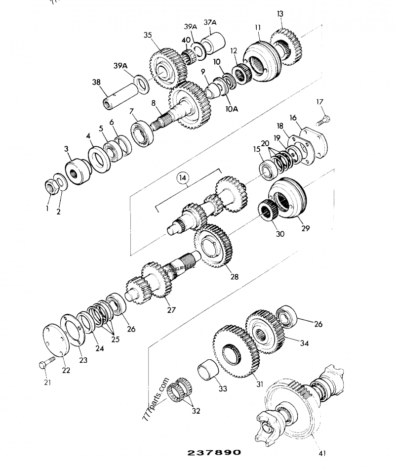TRANSMISSION, COMPONENTS, 460/18200 - CONSTRUCTION JCB SS720 ...