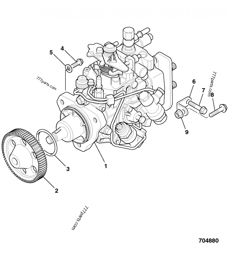 PUMP, FUEL INJECTION, RE BUILD - CONSTRUCTION JCB 506C (LOADALL 508C ...