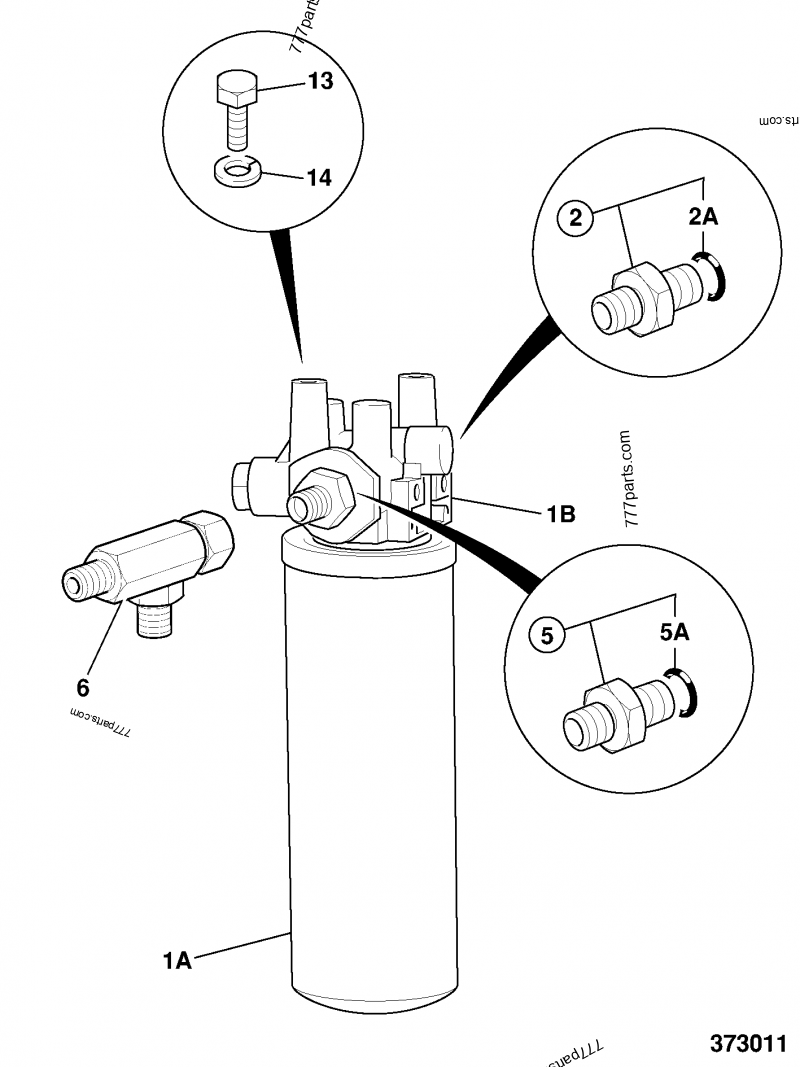 FILTER, HYDRAULIC, MAIN RETURN - CONSTRUCTION JCB ROBOT-1110 (ROBOT ...