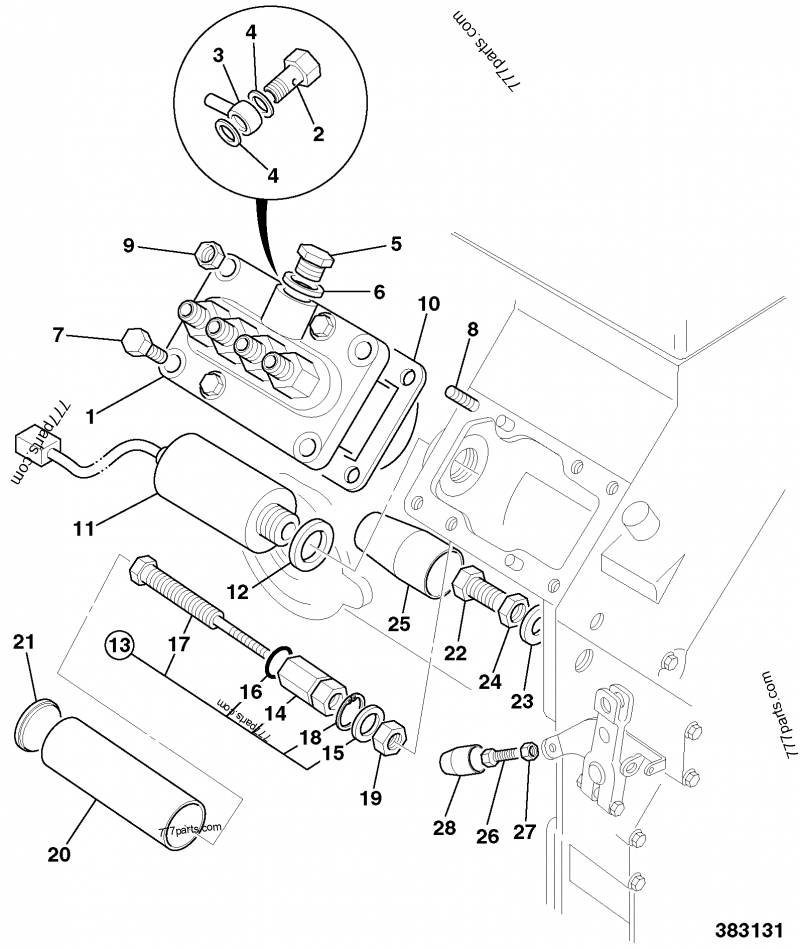 PUMP, FUEL INJECTION, & SHUT-OFF SOLENOID, HP BUILD - AGRICULTURAL JCB ...