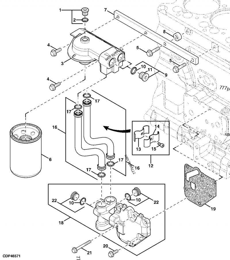 8817 [8817] - POWER UNIT John Deere CD6068TF - POWER UNIT (Power Units ...
