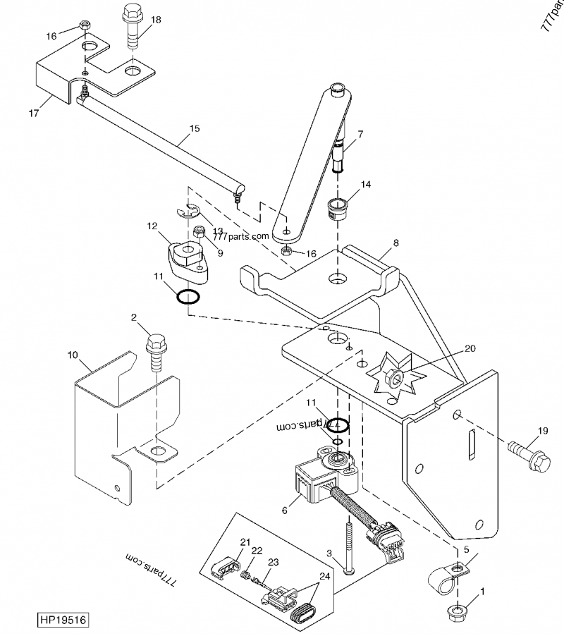 WHEEL ANGLE SENSOR - IVS John Deere STARFIRE - IVS (AG Management ...