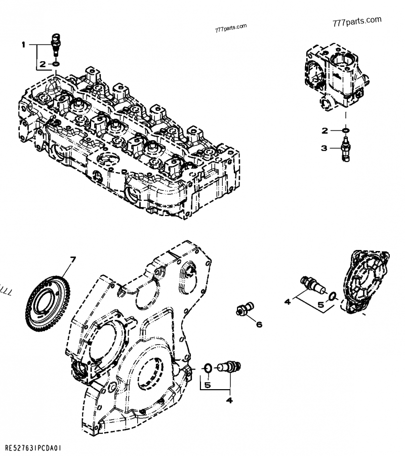 6730 Engine Sensors - ENGINE, POWERTECH John Deere 4045 - ENGINE ...