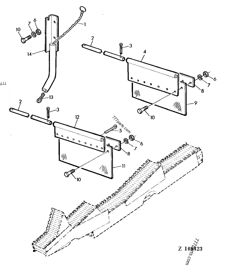 CURTAINS [06E13] - COMBINE John Deere 1174HY/4 - COMBINE (1174, 1174HY ...