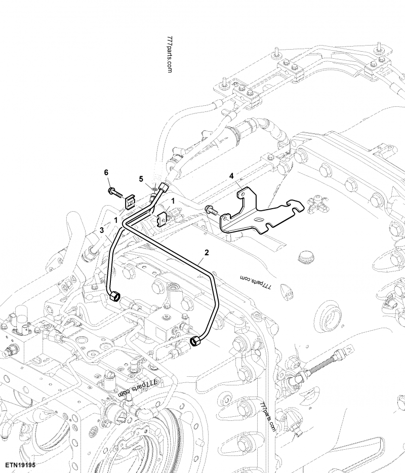 Line, Rear Brake Lines, W/ Front Brakes and W/ ATB and (W/ IVT™ or W ...