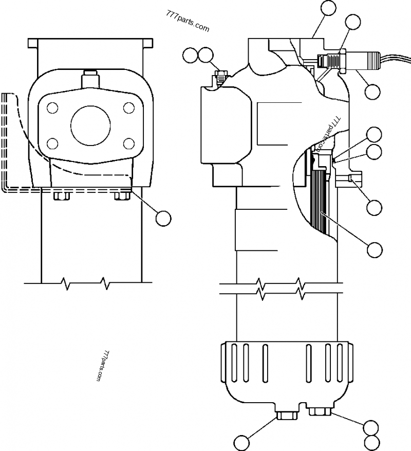 FILTER ASSEMBLY (PB9715) - Trucks Komatsu AFE47-J/N | 777parts.com