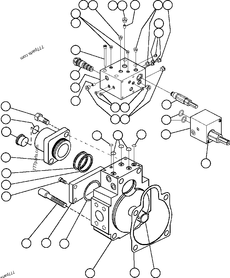STEERING PUMP HOUSING (REAR) (PB9933) - Trucks Komatsu AFE48-DB/DC ...