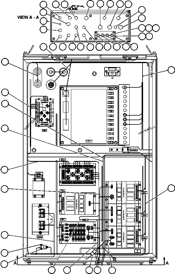 INTERFACE CABINET EXTERNAL WIRING - Trucks Komatsu AFE48-DB/DC ...