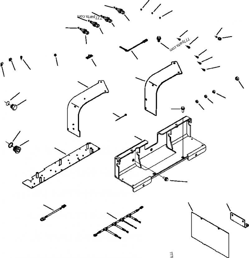 ENGINE MONITOR MOUNTING - Trucks Komatsu AFE48-DB/DC | 777parts.com