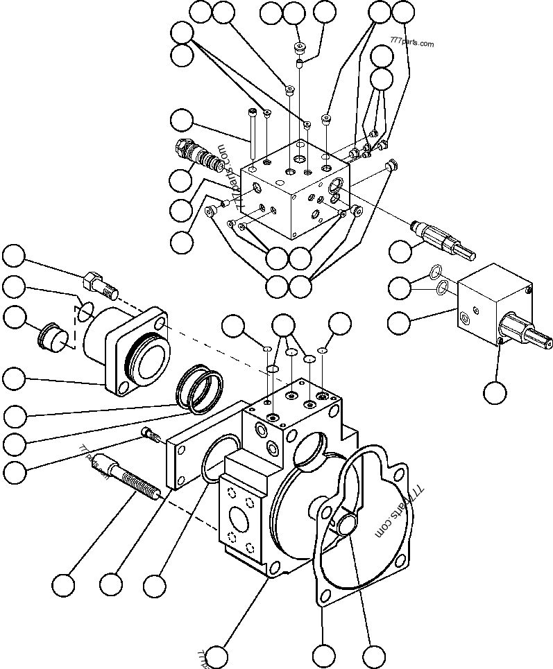 STEERING PUMP HOUSING (REAR) (PB9933) - Trucks Komatsu AFE48-H/J ...