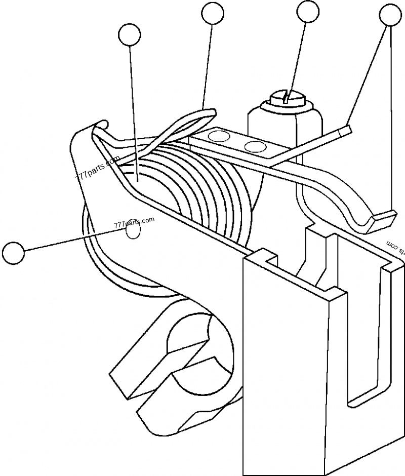 BRUSH HOLDER - Trucks Komatsu AFE48-H/J | 777parts.com