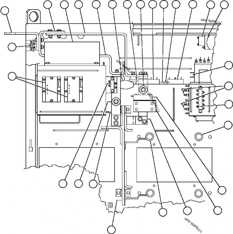 CONTROL CABINET (INSIDE TOP LEFT FRONT) - Trucks Komatsu AFE48-H/J ...