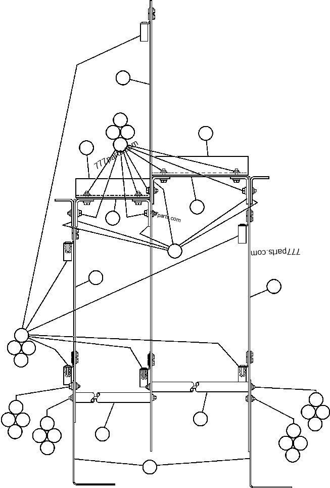 ARC BARRIER ASSEMBLY (EC7343) - Trucks Komatsu AFE50-G/H | 777parts.com