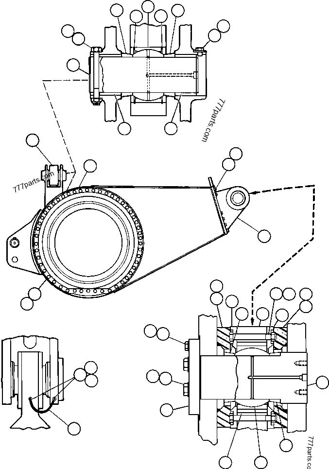 DRIVE AXLE & MOUNTING - Trucks Komatsu AFE50-G/H | 777parts.com