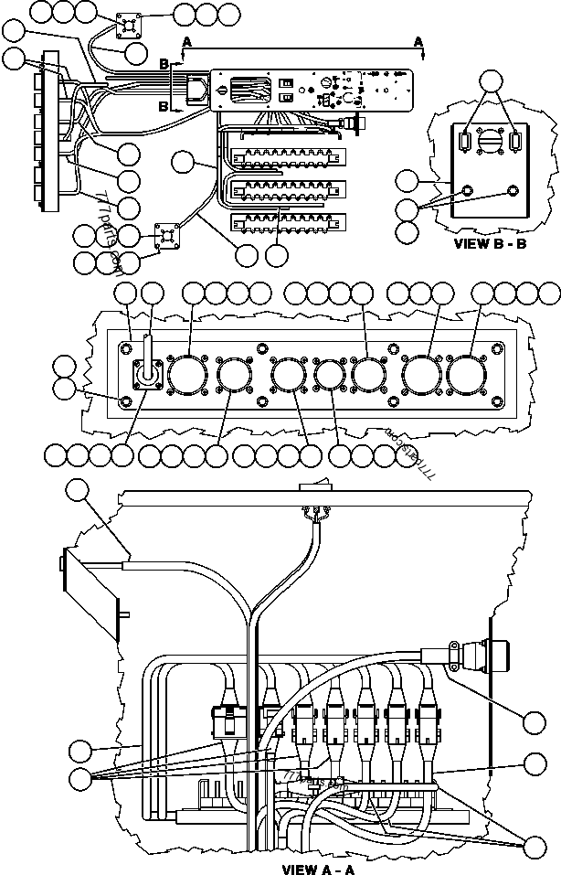 CAB CONNECTOR PLATE & WIRING - Trucks Komatsu AFE50-G/H | 777parts.com