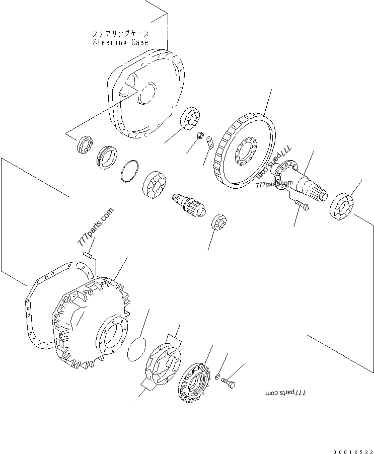 FINAL DRIVE - Bulldozer Komatsu D21A-8 | 777parts.com