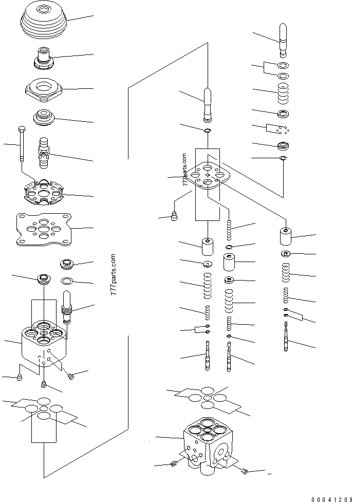 PPC VALVE (FOR BLADE) - Bulldozer Komatsu D375A-5E0 | 777parts.com