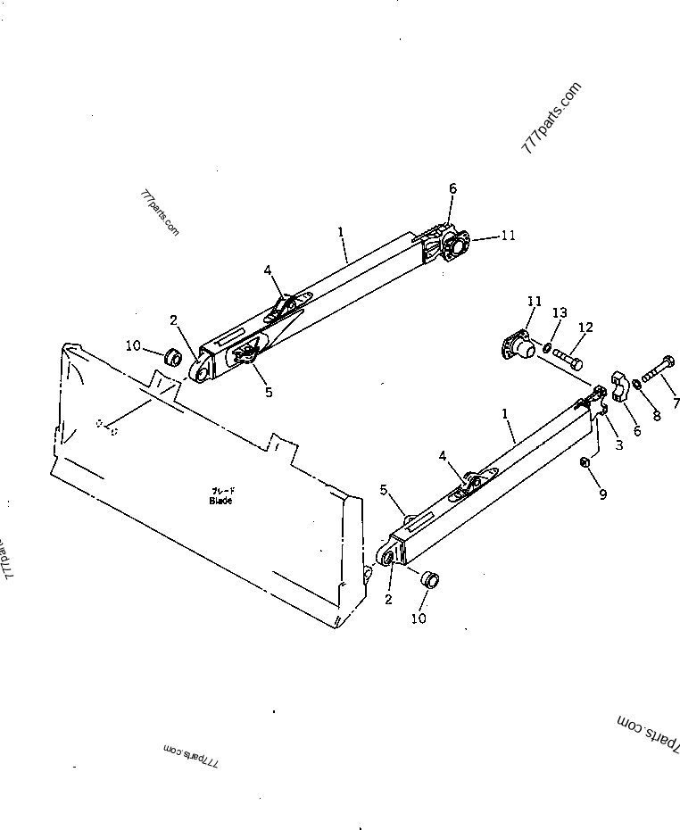 STRAIGHT FRAME - Bulldozer Komatsu D65EX-12 | 777parts.com