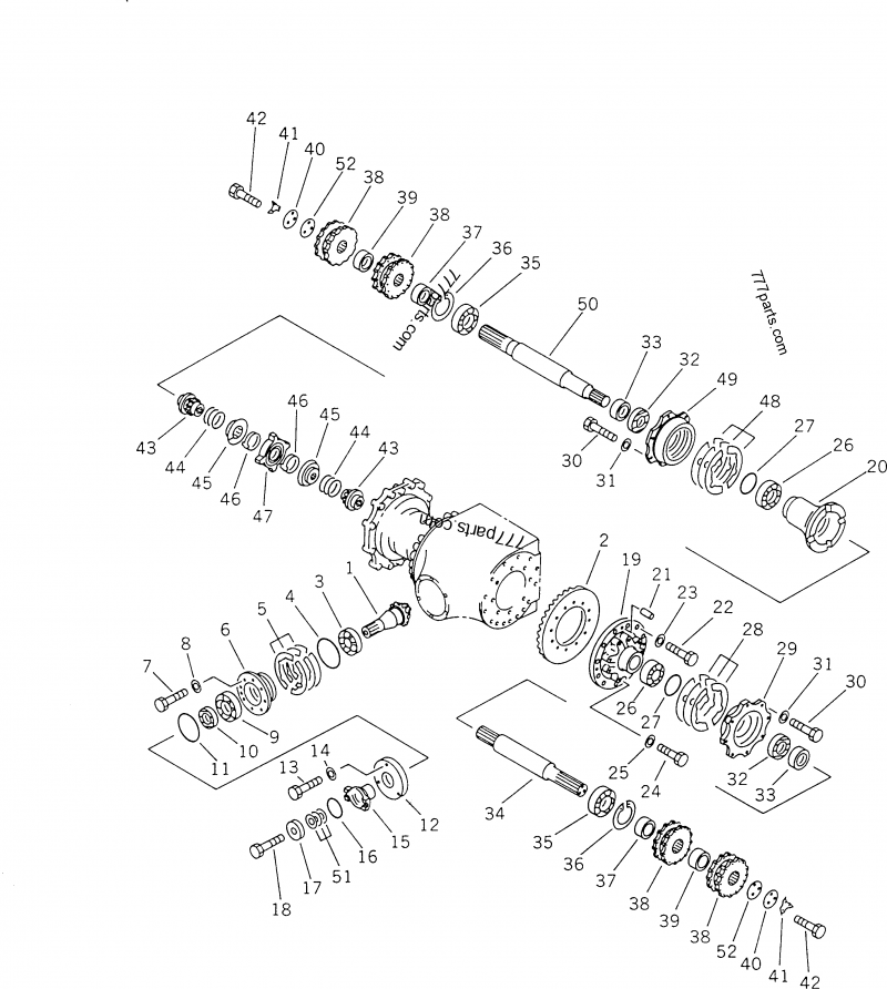 Motor Grader Komatsu Gd511a 1