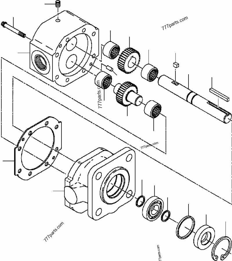 DIFFERENTIAL HYDRAULIC PUMP - Motor Grader Komatsu GD530A/AW-2EY ...