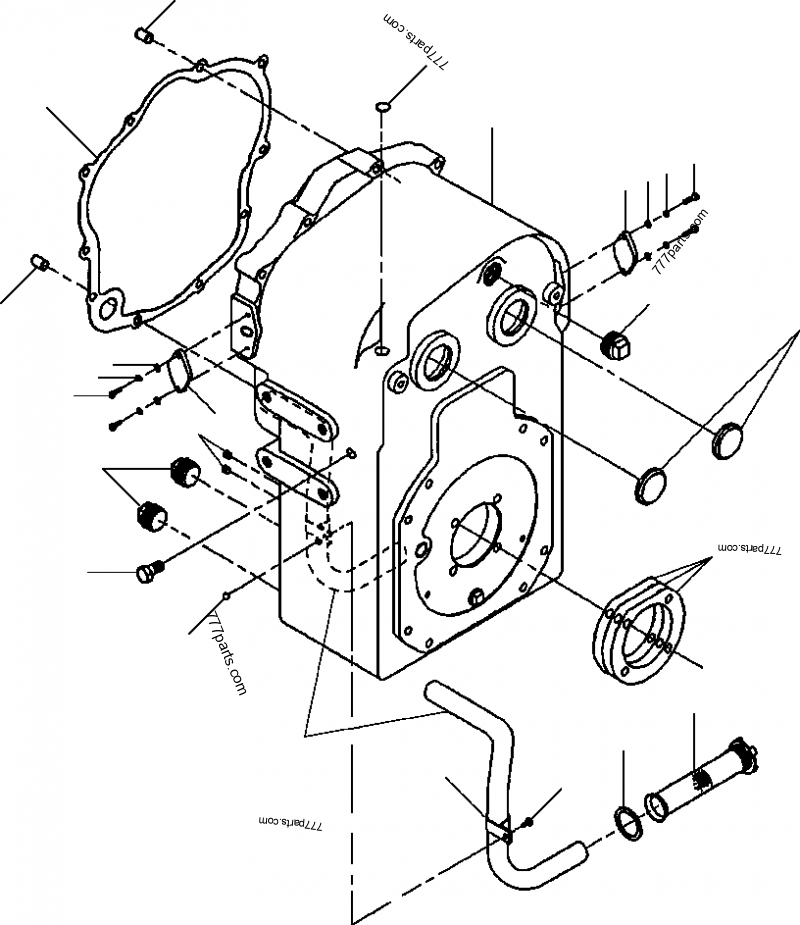 MAIN CASE - Motor Grader Komatsu GD650A/AW-2EY | 777parts.com