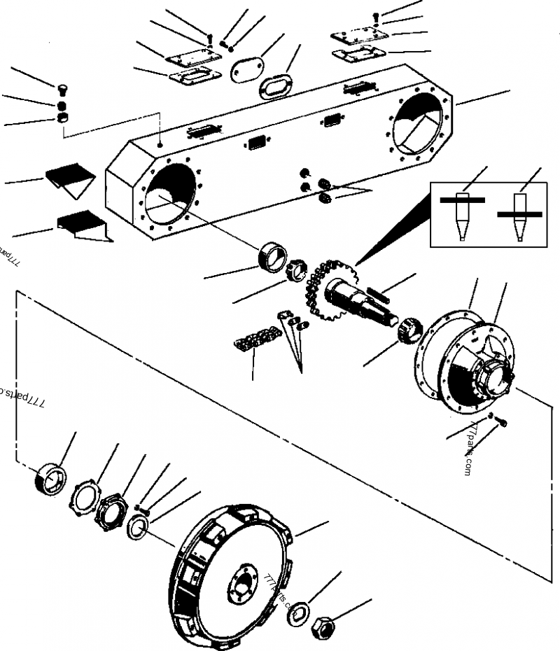 TANDEM DRIVE WITHOUT PLANETARY FINAL DRIVE - Motor Grader Komatsu ...
