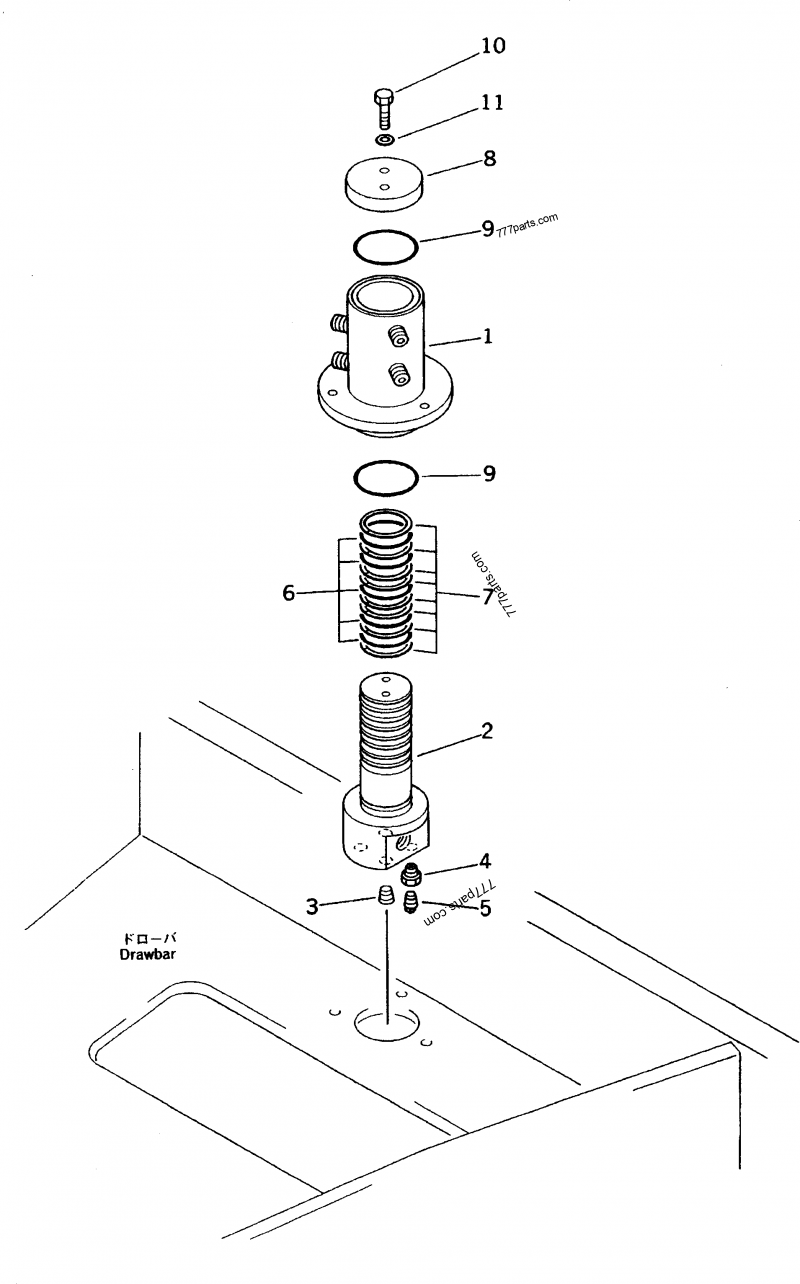 SWIVEL JOINT - Motor Grader Komatsu GD825A-2 | 777parts.com
