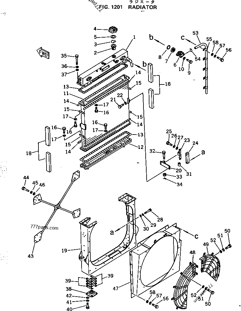 RADIATOR - Dump Truck Komatsu HD785-2 | 777parts.com