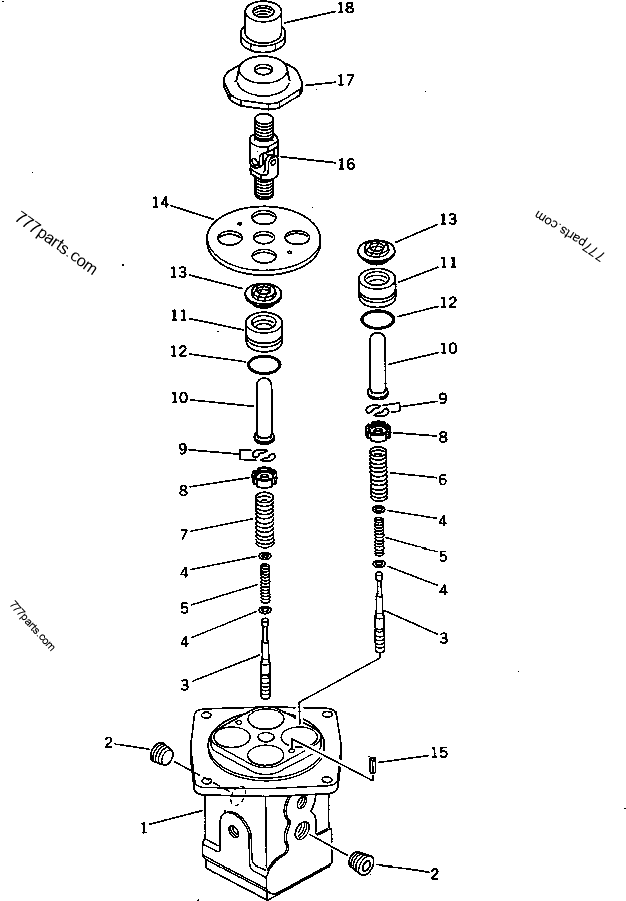 PPC VALVE (FOR WORK EQUIPMENT) (WRIST CONTROL) - Hydraulic Excavator ...