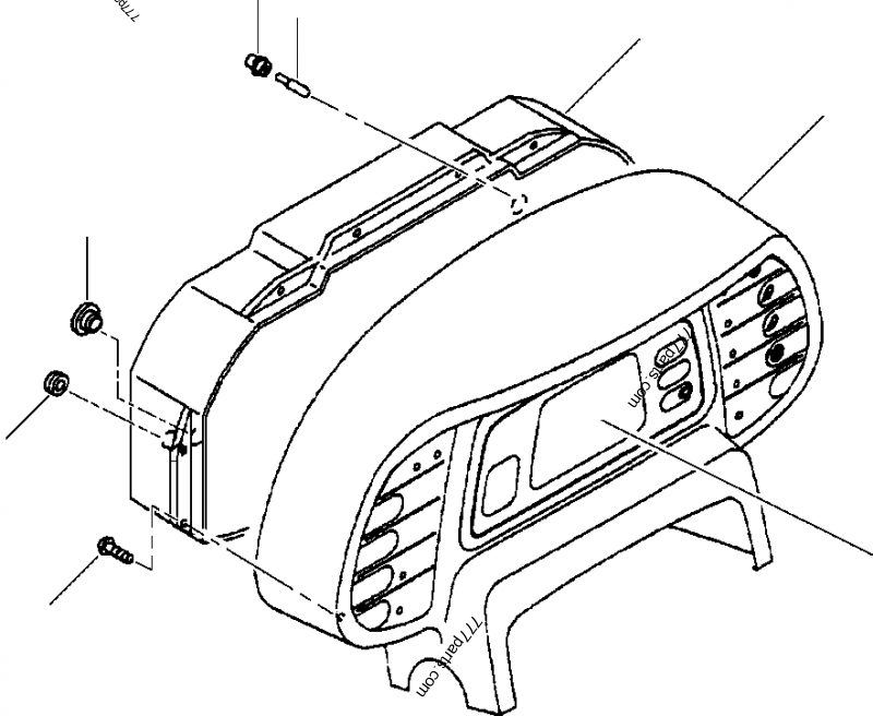 MONITOR ASSEMBLY MAIN - Wheel Loader Komatsu WA380-3L | 777parts.com