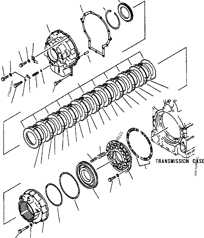 TRANSMISSION PARKING BRAKE - Wheel Loader Komatsu WA450-3L | 777parts.com