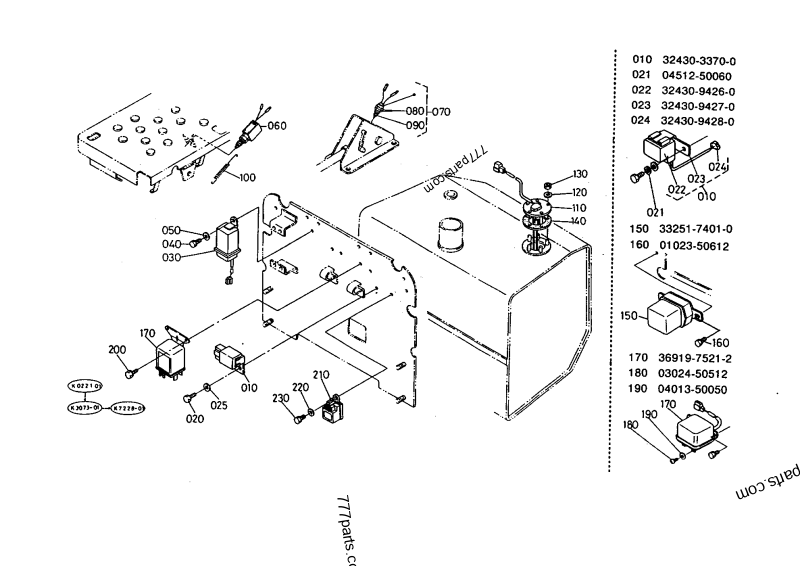 SWITCH - M Series Kubota M7030SUDT | 777parts.com