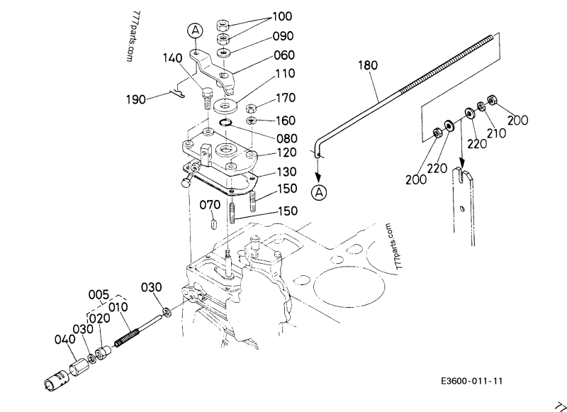 SPEED CONTROL PLATE - Generator (Diesel) Kubota KJ-T210VX-USA ...