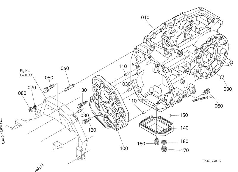 TRANSMISSION CASE [MANUAL T/M TYPE] - L Series Kubota L4630DT/GST (C ...