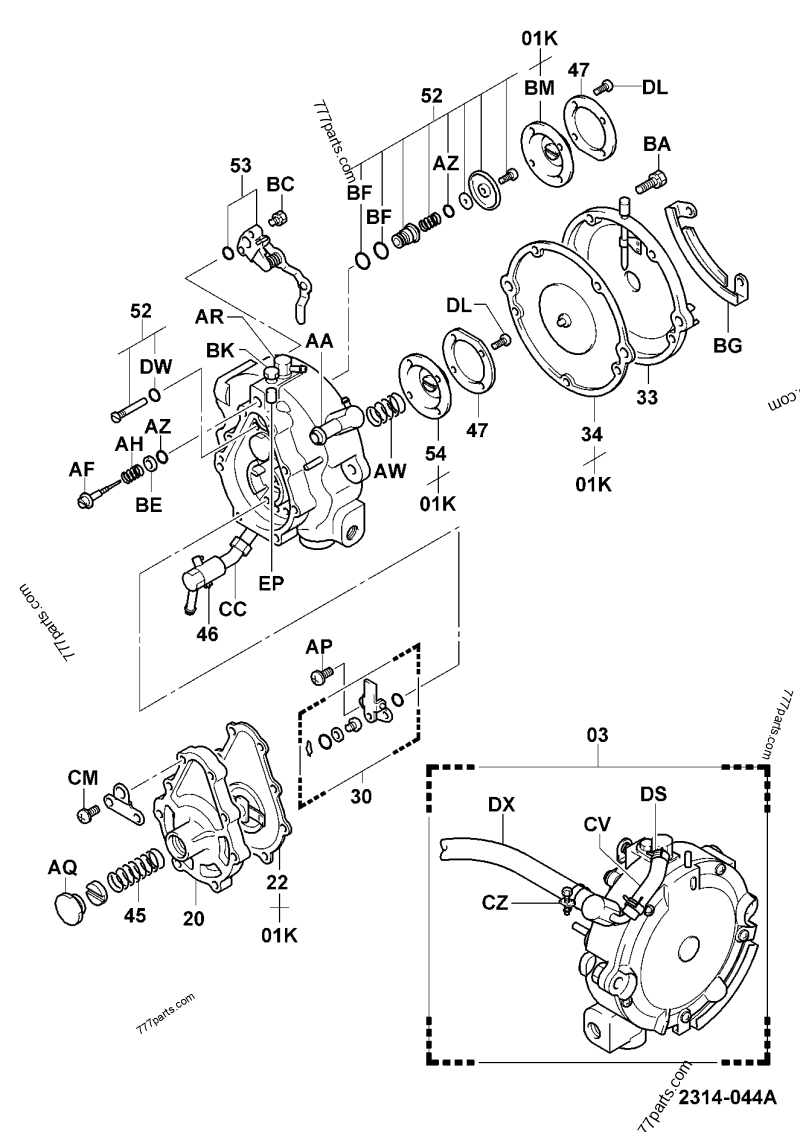 LPG REGULATOR (0211-0711)1FZ (CNG) - Forklift Trucks (Engine) Toyota 42 ...