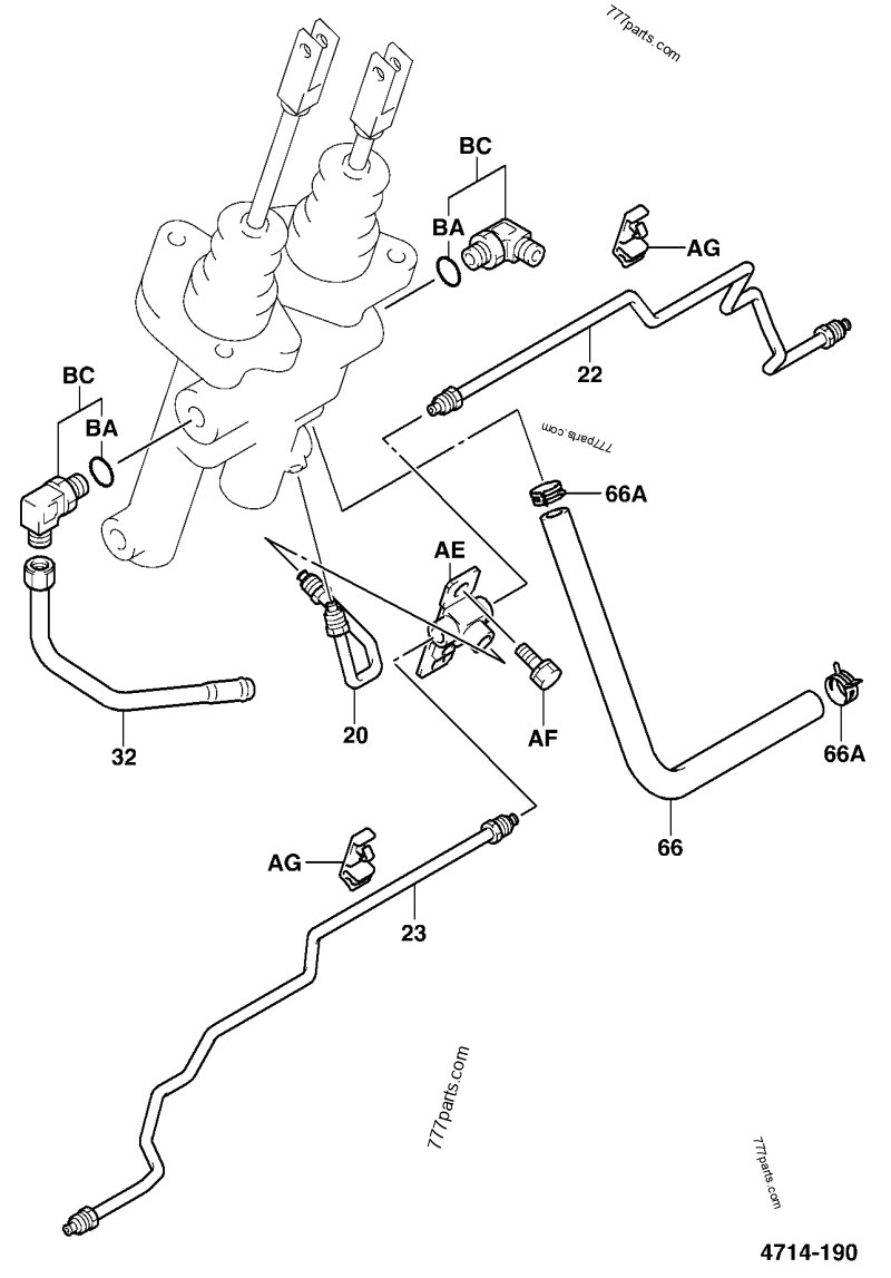 BRAKE PIPE (9812-0209)MTM - Forklift Trucks (Engine) Toyota 42-7FDA50 ...