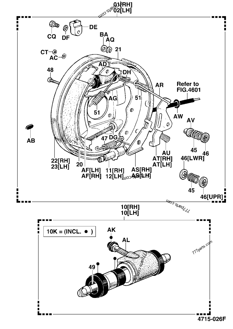 DRUM BRAKE (9609- ) - Forklift Trucks (Electric) Toyota 3FB7 | 777parts.com