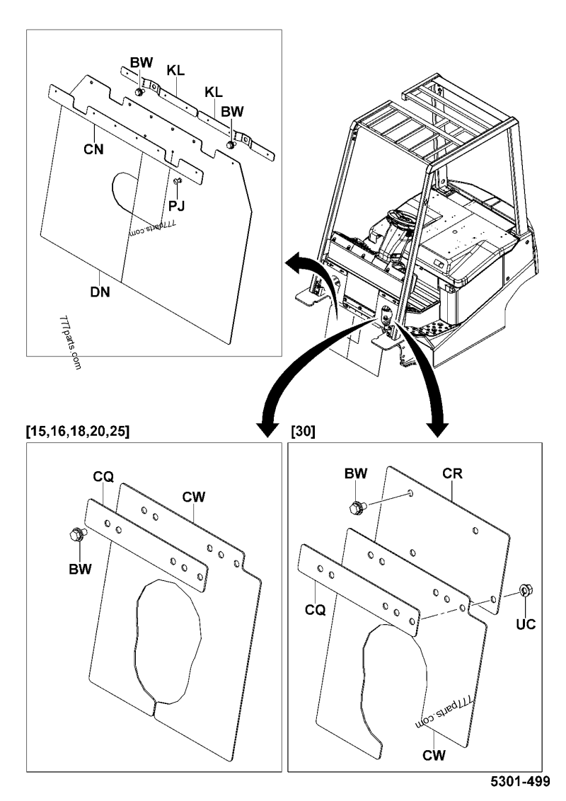 INSTRUMENT PANEL & FLOOR (1102-1712)(45SD, R-PROOF FISHER, COLD FISHER ...