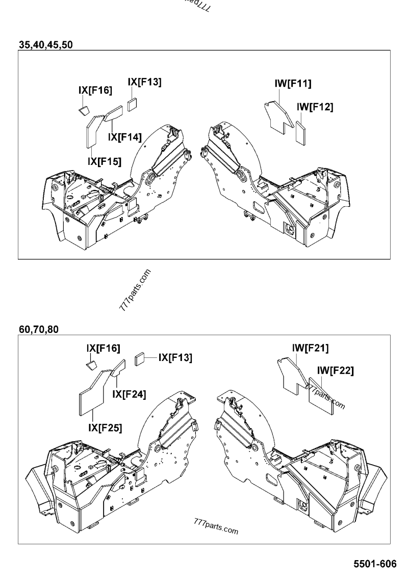 STEEL CABIN (1603- )15Z [FRAME INSIDE SILENCER] - Forklift Trucks ...