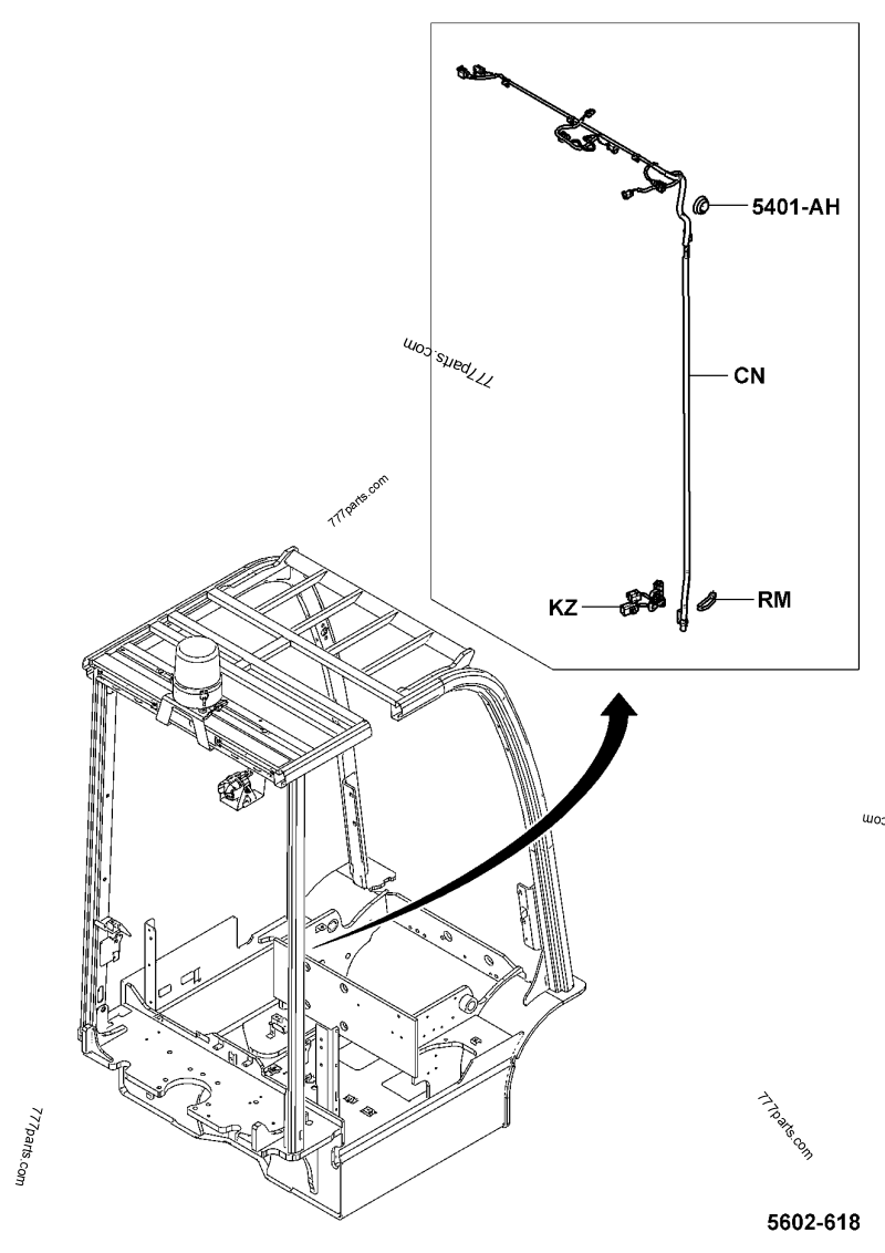 WIRING & CLAMP (1511-1808)(LED REAR COMBI) [RR STAY, LED RR COMBI+OPT ...