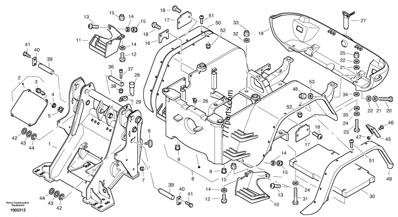 Frame - Compact Wheel Loaders, Backhoe Loaders, Skid Steer Loaders ...