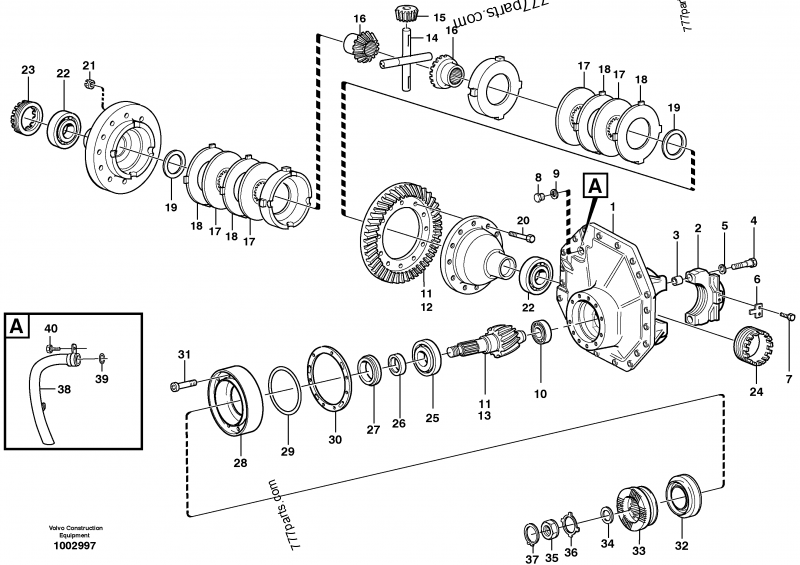 Final drive, rear - Wheel Loaders Volvo L150E | 777parts.com