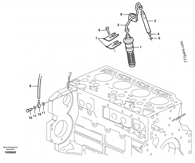 Fuel lines and injectors - Compact Wheel Loaders, Backhoe Loaders, Skid ...