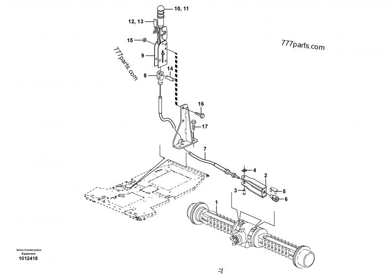 Parking brake - Compact Wheel Loaders, Backhoe Loaders, Skid Steer ...