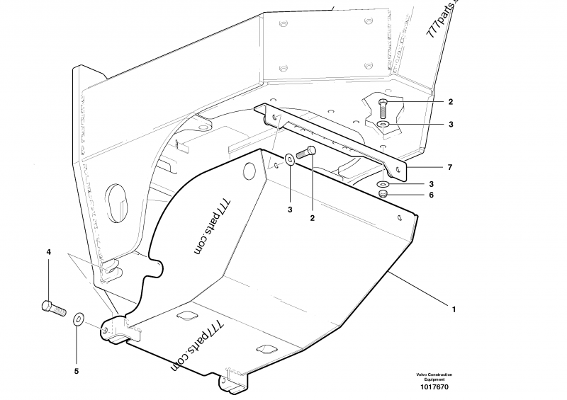 Transmission guard - Motor Graders Volvo G900 | 777parts.com