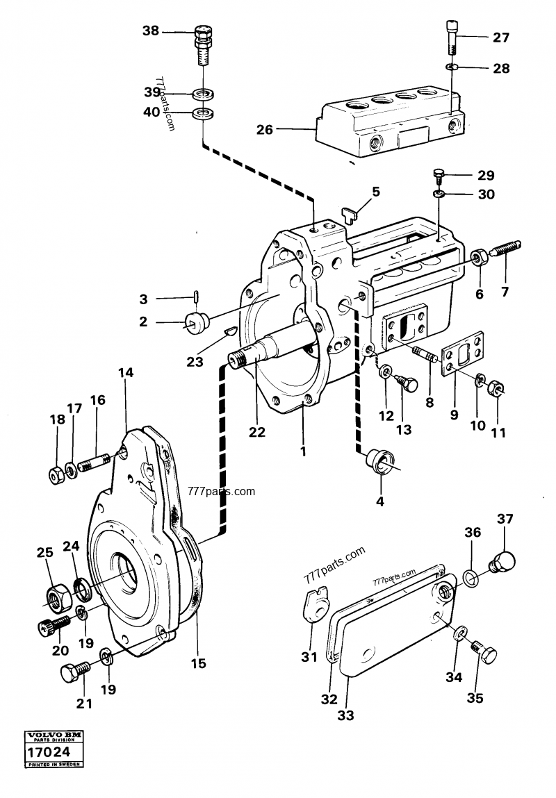 Fuel injection pump cmpl Prod Nr 16204 - Old products Volvo BM Volvo ...