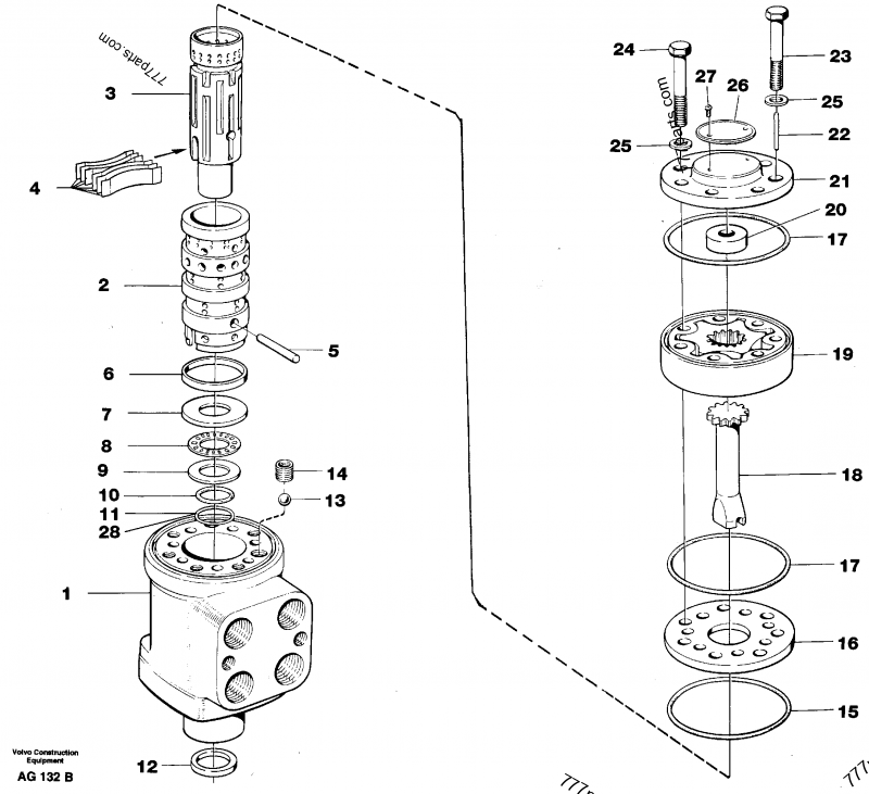Steering unit - Wheel Loaders Volvo L50B | 777parts.com