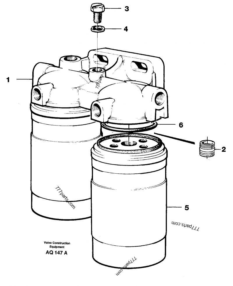Fuel filter - Wheel Loaders Volvo L120C | 777parts.com