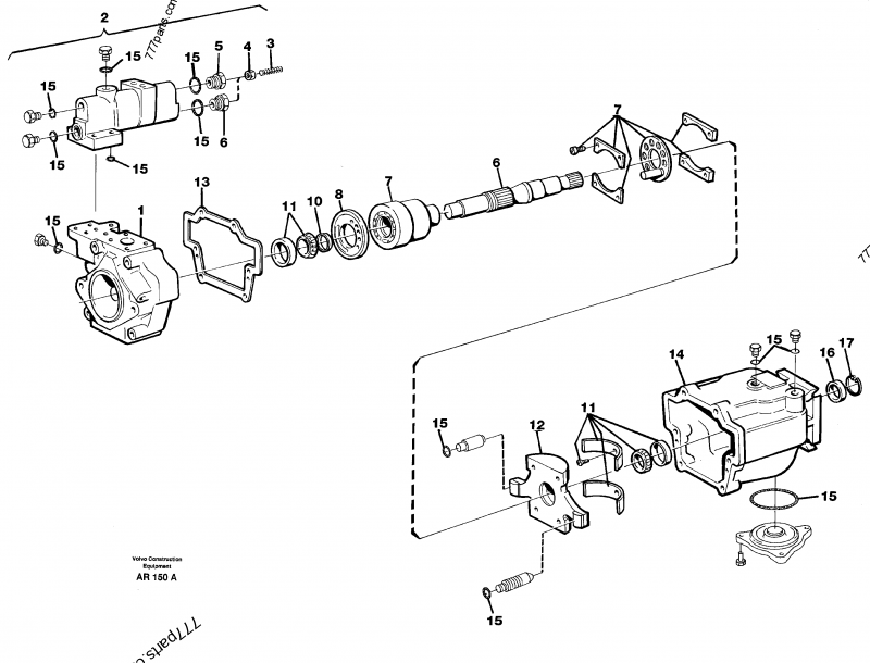 Hydraulic pump - Wheel Loaders Volvo L50C | 777parts.com