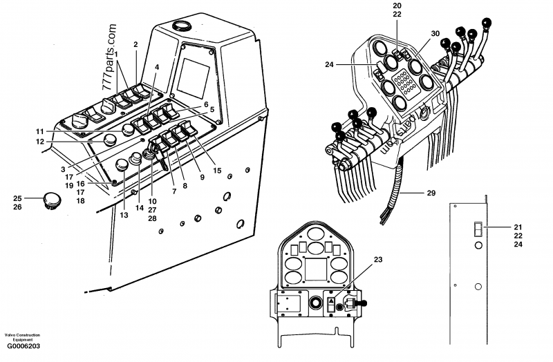 Switches - Motor Graders Volvo G700 | 777parts.com